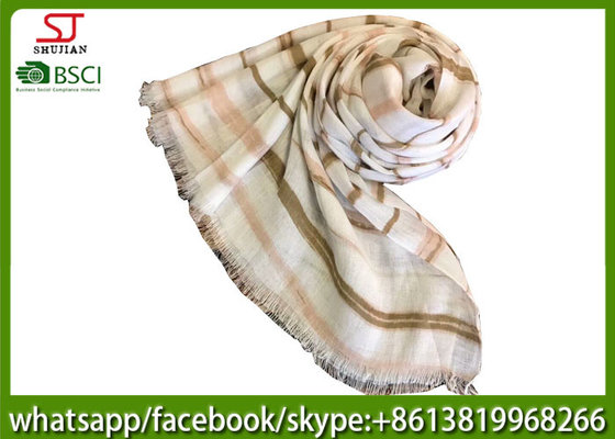 Manufacturer  pinstripe lightweigt infinity print scarf 60*180cm 100g summer spring shawl50%cotton 50%linen keep fashion