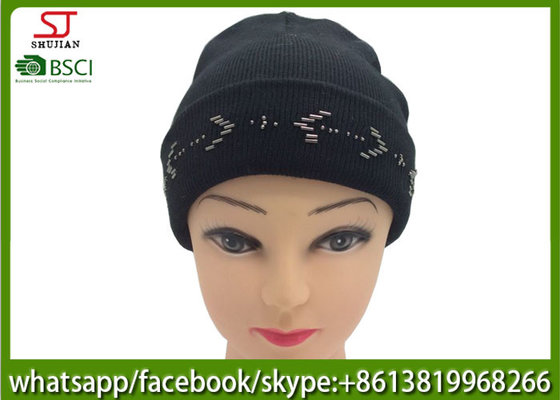 Chinese manufactuer beanie circular needles beanie winter knitting hat pattern 70g 20*22cm 100%Acrylic keep warm