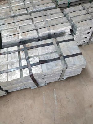 High Purity Pure Zinc Ingot , 99.995% Ingot Of Zinc Bar