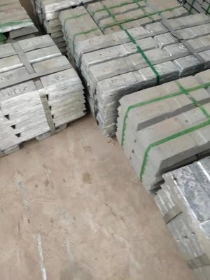High Purity Pure Zinc Ingot , 99.995% Ingot Of Zinc Bar