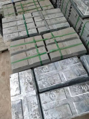 High Purity Pure Zinc Ingot , 99.995% Ingot Of Zinc Bar