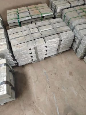 High Purity Pure Zinc Ingot , 99.995% Ingot Of Zinc Bar