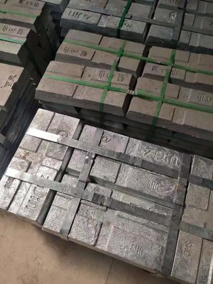 High Purity Pure Zinc Ingot , 99.995% Ingot Of Zinc Bar