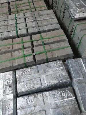 High Purity Pure Zinc Ingot , 99.995% Ingot Of Zinc Bar