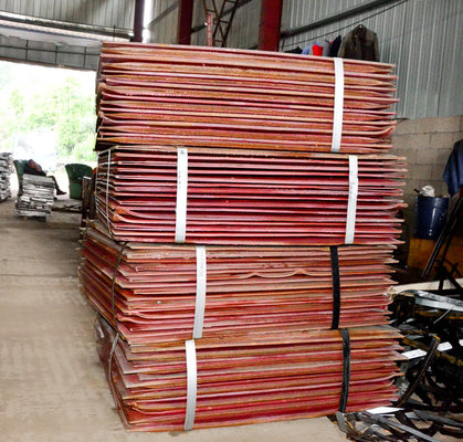 Welding Electrolytic Copper Plates 99.99% Purity 914*914*12mm