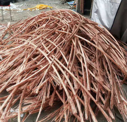 Copper Scrap Wire Recycling 99.99% Purity Millberry Red Color