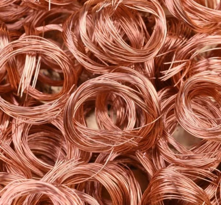 Red Clear Bright Pvc Copper Cable Scrap Cathode 99.99% Content