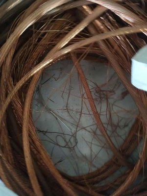 Insulated Copper Cable Scrap , Recycling Bright Copper Wire