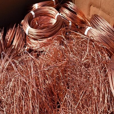 Hot Sale  copper wire scrap 99.9% pure/millberry copper 99.9% From End Supplier