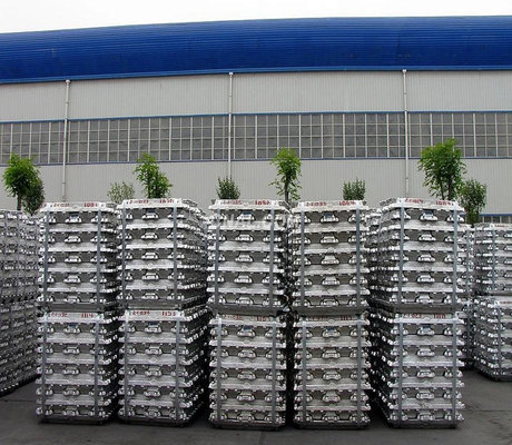High Grade A00 99.7% Aluminium A7 Ingots Silvery White Color