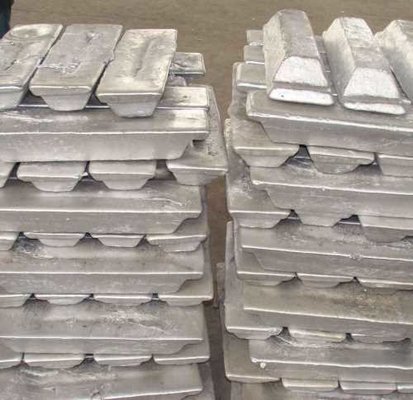 99.7% 99.8% 99.9%, silver white, Pure Aluminum Ingot rectangular, for casting,