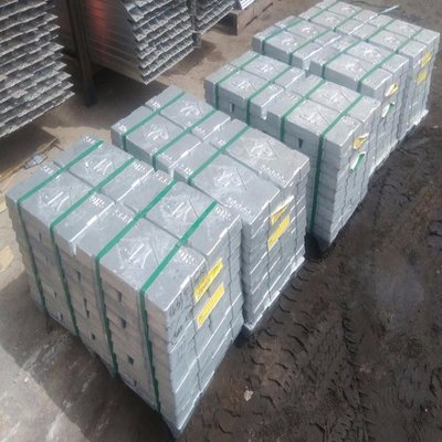 High Purity Pure Zinc Ingot , 99.995% Ingot Of Zinc Bar