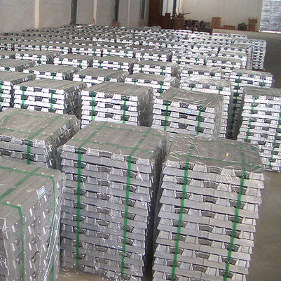 Metal Pure Zinc Ingot , 99.99% 99.995% Az Zinc Ingots High Grade