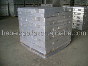 99.99% Mg Magnesium Metal Ingot , Non Alloy Pure Magnesium Ingot