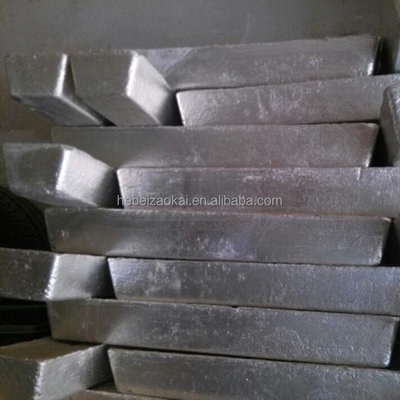99.99% Mg Magnesium Metal Ingot , Non Alloy Pure Magnesium Ingot