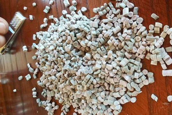 White Recycled Hdpe Pellets , 300kg/H Hdpe Reprocessed Granules