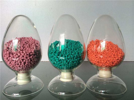 Colorful Recycled Polyethylene Pellets Nylon Plastic Styrene Polymerization