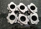 Low Flight Depth Extruder Machine Parts High Output Shaft Torque Triple Flight Profile