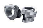 Double Extruder Screw Elements For Plastic Extrusion Machine HRC-58-63