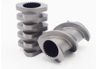Reverse Twin Screw Extruder Parts Intense Shearing Design OD 62.6mm 176mm Long