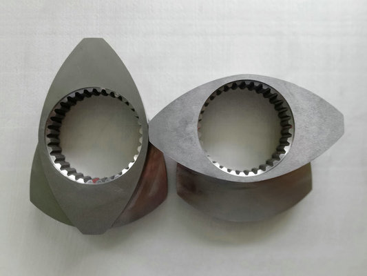 Double Screw Extruder Elements / Extruder Spare Parts 58-62 HRC