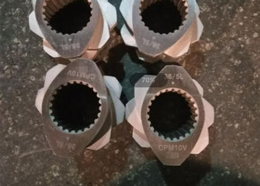 Extruder Screw Elements Nitrided Steel Parallelism End Surface High Precision