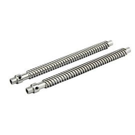 Bimetallic Extruder Shaft , Screw Conveyor Shaft Hard Chrome Plating Treatment