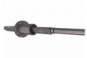OEM Screw Shaft , Twin Screw Extruder Parts  0.015mm Screw Straightness