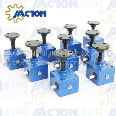 10 KN Cubic Screw Jack Lifting Screw Diameter 20MM Lead 4MM Gear Ratio 5:1 and 20:1