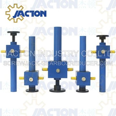 250 KN Cubic Screw Jack Lifting Screw Diameter 80MM Lead 10MM Gear Ratio 10:1 and 40:1