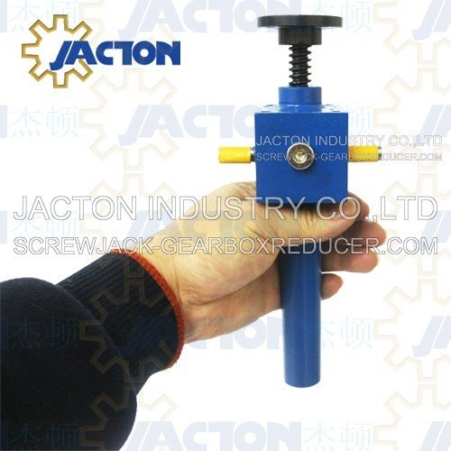 2.5 KN Cubic Screw Jack Lifting Screw Diameter 14MM Lead 4MM Gear Ratio 5:1 and 20:1