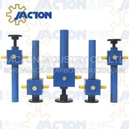 150 KN Cubic Screw Jack Lifting Screw Diameter 60MM Lead 9MM Gear Ratio 9:1 and 36:1