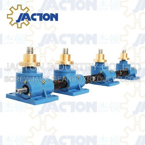 20 Ton Machine Screw Jack Lifting Screw Diameter 65MM Lead 12MM Gear Ratio 8:1 and 24:1