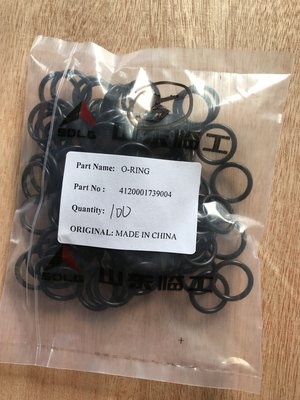Genuine SDLG LG968  Wheel Loader Spare Parts 4120001739004 O-RING