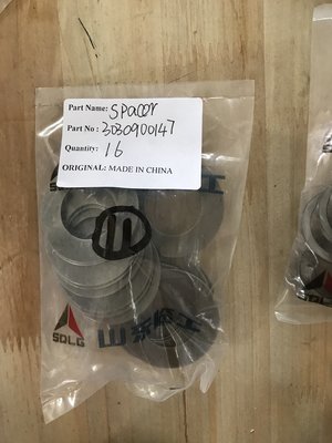 High Quality LG936L LG958L Wheel Loader  Spare Parts 3030900147 SPACER