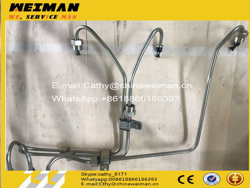 Genuine SDLG Wheel Loader Spare Parts 4110001755031 FUEL PIPE for LG956 LG958L