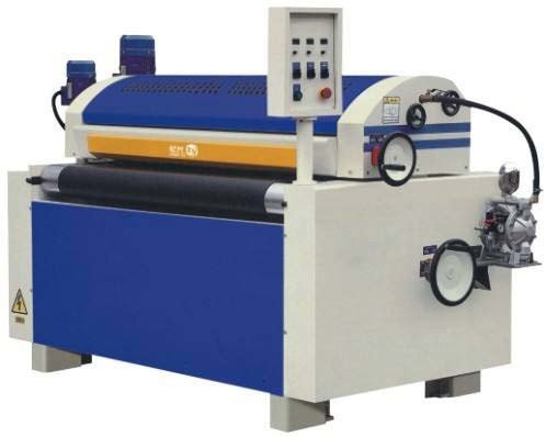 UV Single roller coating machine for wood panels,with 1.5KW coating power