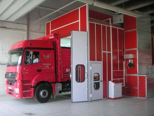 automotive Spray booth/Car painting room and drying room，50mm double fireproof insulation EPS panel