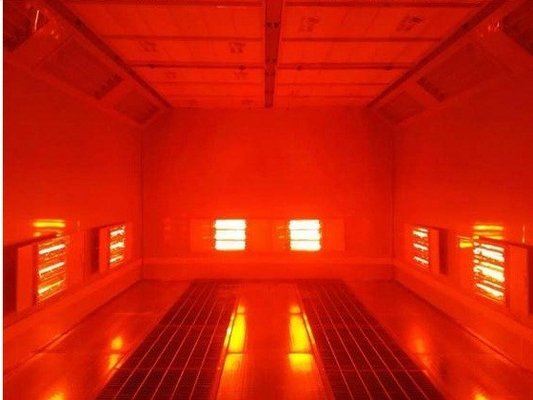 CE certified with exhaust system Car Spray Booth, Car painting and drying oven 7.5KW total power