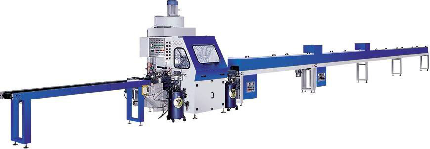 Automatic Spray Paitning Line for wood lines,PVC profiles,moulding, door frame.