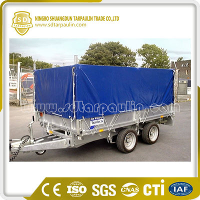 Tough Black Tarpaulin Trailer Cover