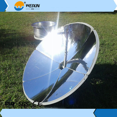 Portable umbrella dish solar cooker oven
