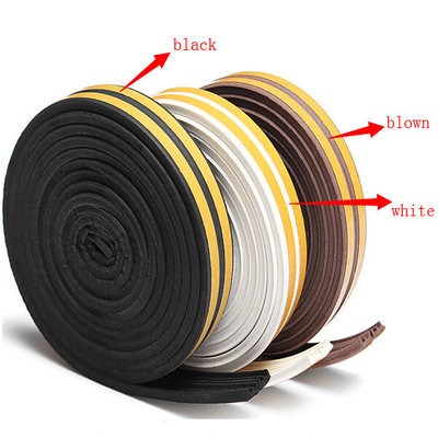 self adhesive rubber strip door seals sponge foam EPDM rubber extrusions E/P/D shaped section