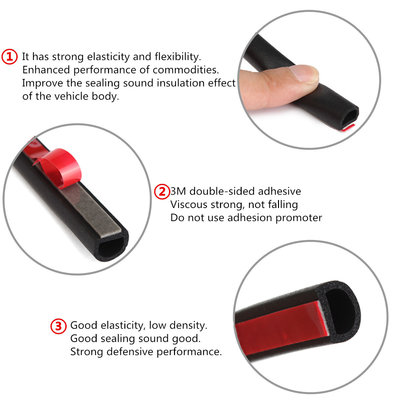 Custom Auto Rubber Parts Epdm Silicone for Automotive Extrusions