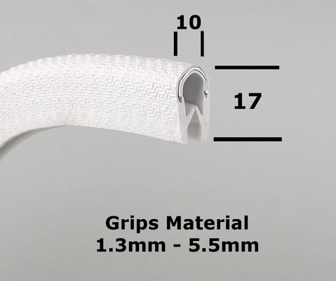 I H T U Shaped PVC Profile Extrusion Manufacturers for Window Door