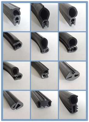 extruded molding section shaped u channel rubber trim seal strip for glazing glass window automotive weatherstripping