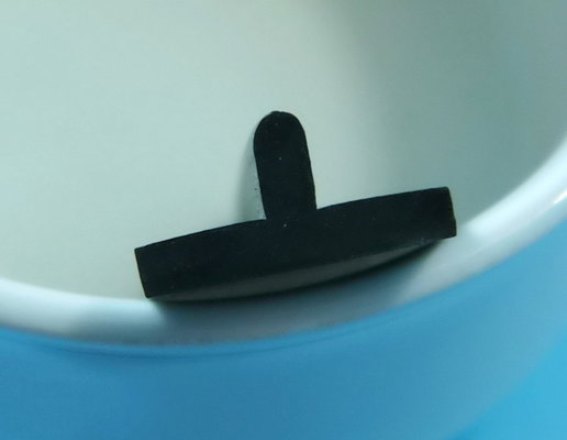 extruded molding section T shaped rubber seal gasket edging trim profiles for facilities