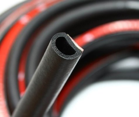 self adhesive backing car door rubber seal sponge foam EPDM rubber strip