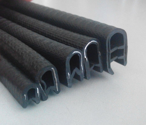 flexible pvc u channel edge trim sealing strip for sheet metal glass car pinch weld