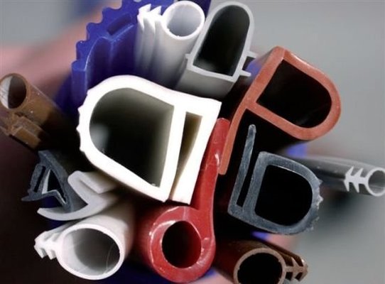 silicone rubber strip tubing silicone rubber extrusions profiles colorful white red blue green section